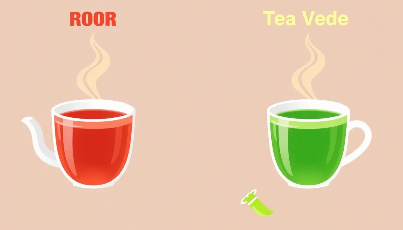 Diferencias entre té rojo y té verde para mejorar tu salud - ArteCorte